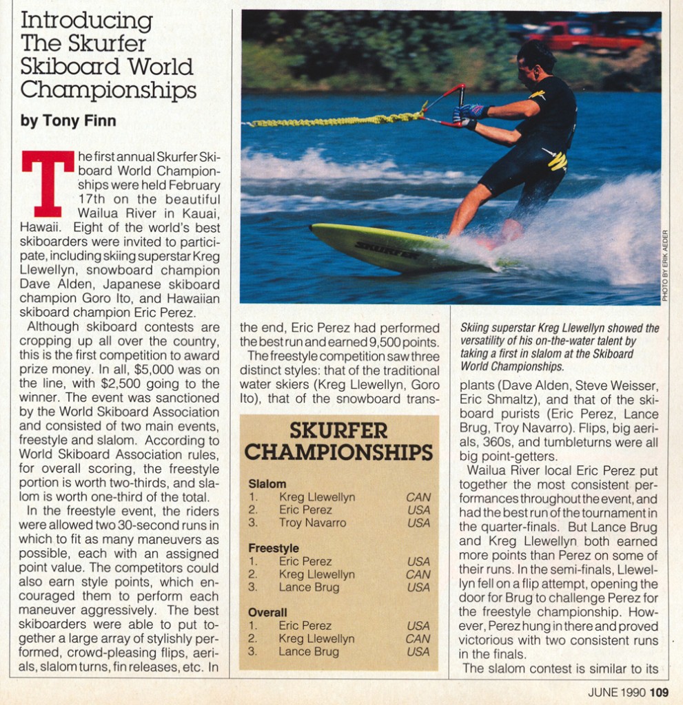 A Water Skier's Life - History of Wakeboarding Timeline